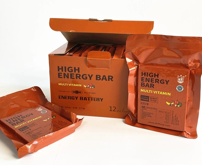 【Box of 12】【Multivitamins】High Energy Emergency Biscuits 125g x12pcs ...